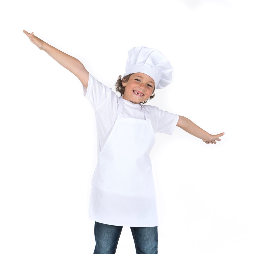 DELANTAL INFANTIL BLANCO | Uniformes Trimber