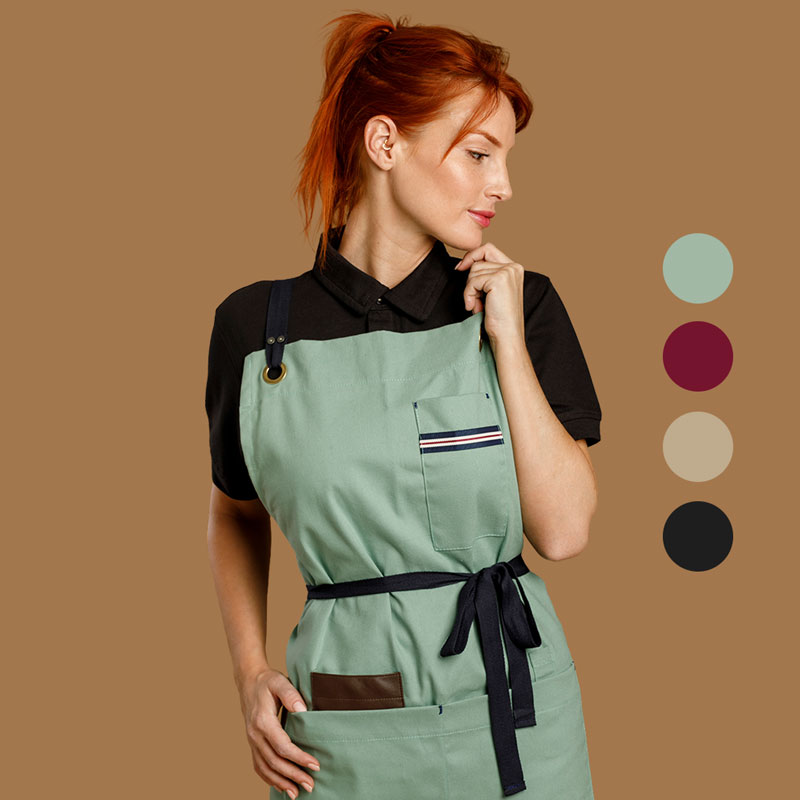 Delantal cruzado Cardamomo | Delantales | Confecciones Trimber S. L.