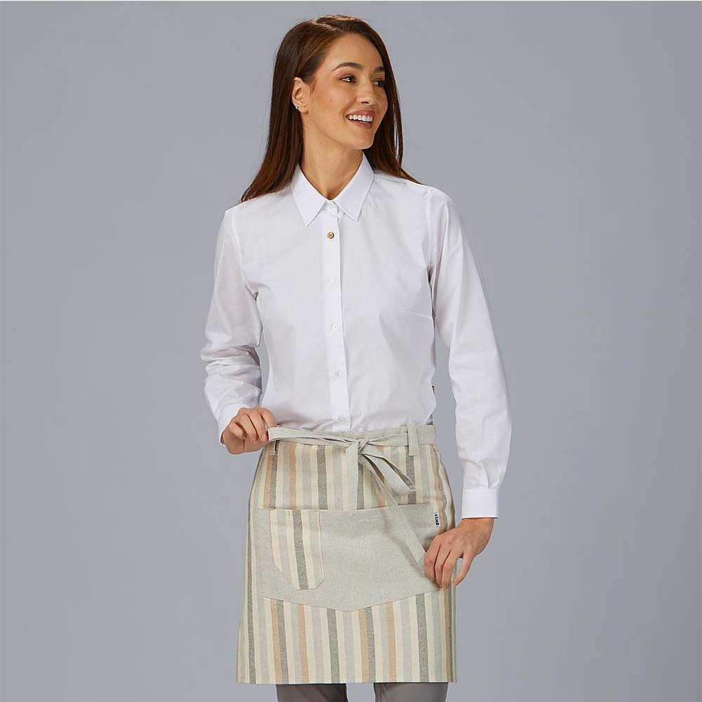 Delantal loneta rayas | TRIMBER UNIFORMES